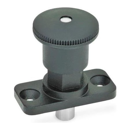 J.W. Winco J.W. Winco GN822.8 Mini Indexing Plungers, Zinc Die-Cast, Lock-Out, 0.2"Dia., 0.47"L ...